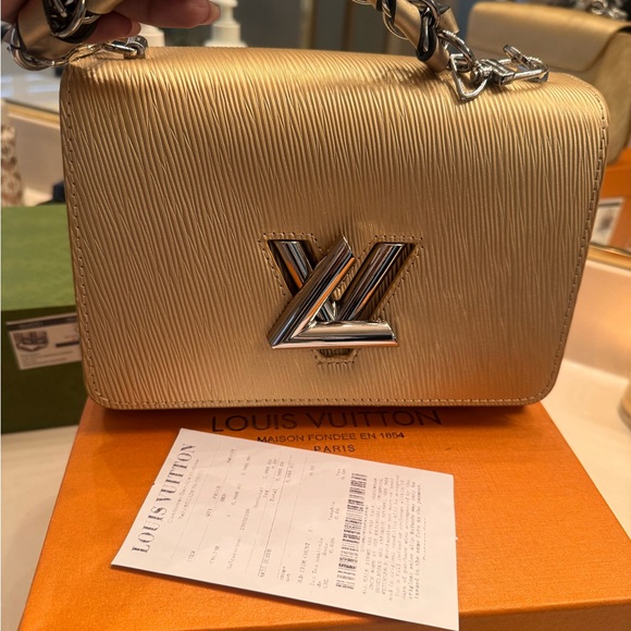 Louis Vuitton | Bags | Louis Vuitton Metallic Gold Crossbody Bag | Poshmark